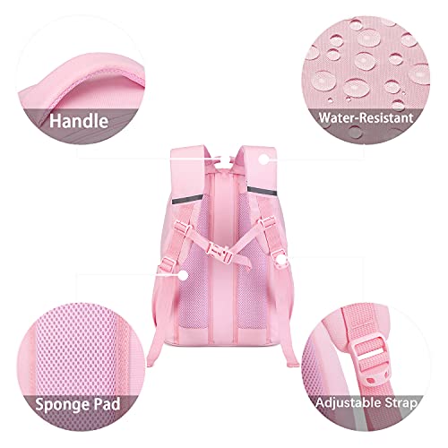 Abshoo Cute Kids Backpack For Girls Kindergarten Elementary Unicorn School Backpacks With Chest Strap (Unicorn Pink)