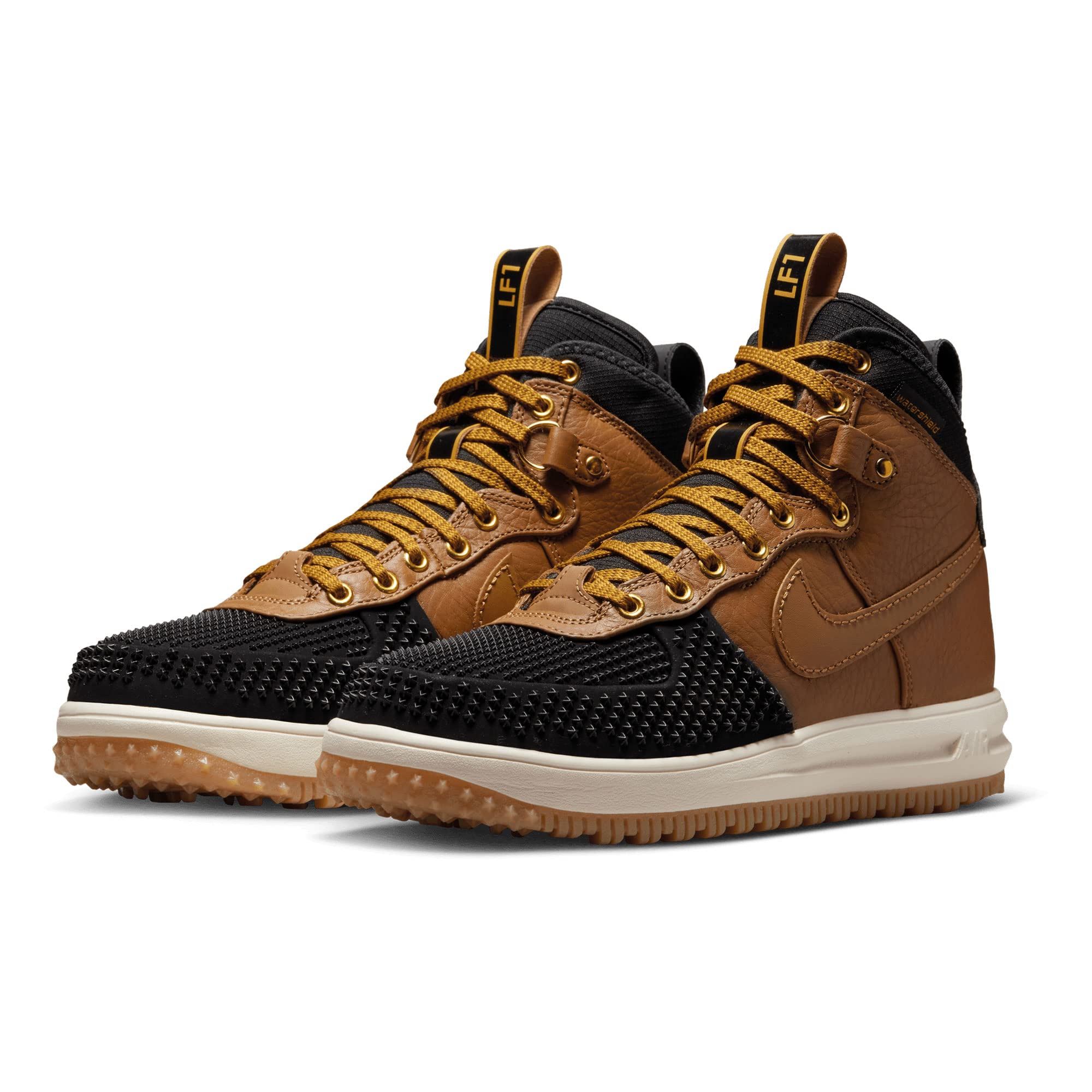 NIKE Men's Sneaker, Ale Brown Ale Brown Black Goldtone, 10