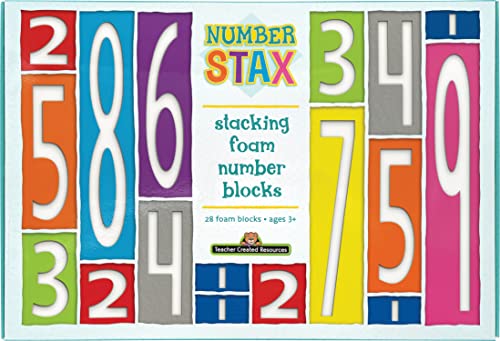 Teacher Created Resources Number STAX - Stacking Foam Number Blocks (TCR20123)