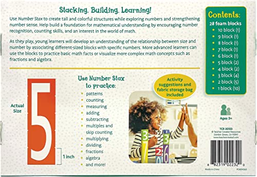 Teacher Created Resources Number STAX - Stacking Foam Number Blocks (TCR20123)