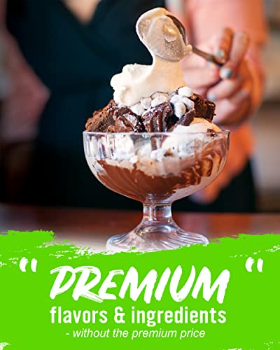 Frozen Bean Bulk Ice Cream Mix, Easy to Make Gelato Starter Mix Kit and Ice Cream Mixes for Ice Cream Maker, Soft Serve Machine, Milkshakes and Frappes, Cookie Monster