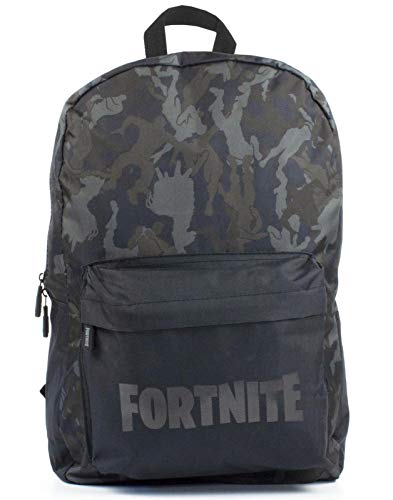 FORTNITE Character Camo Llama All Over Print Black/Khaki Backpack Bag