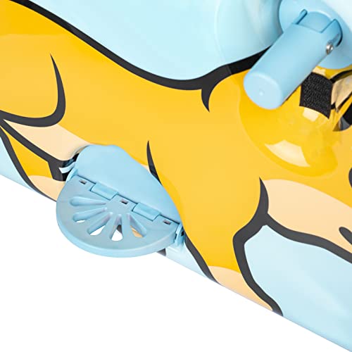 Younglingz Lil Flyer 20" kid ride on suitcase child stroller spinner luggage (Dog)