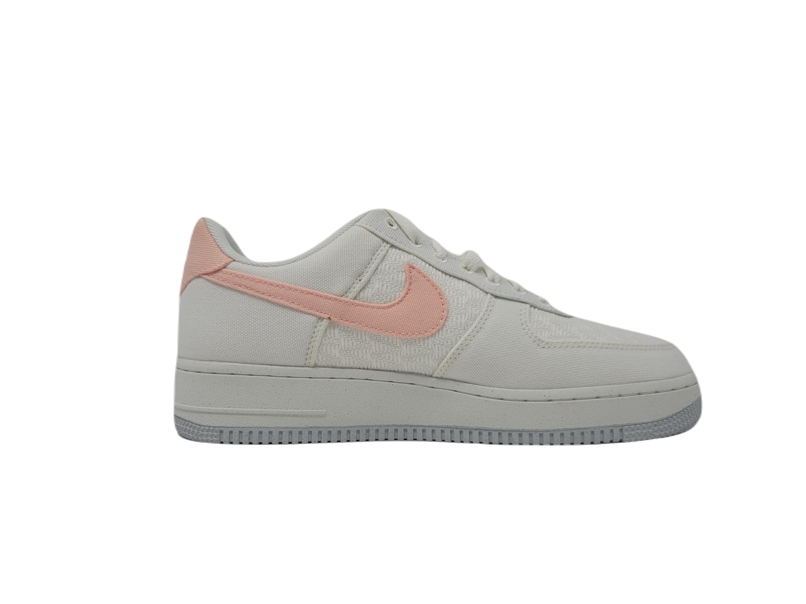 Nike Women's Air Force 1 Low '07 Shoe, Sail/Arctic Orange-black, 8