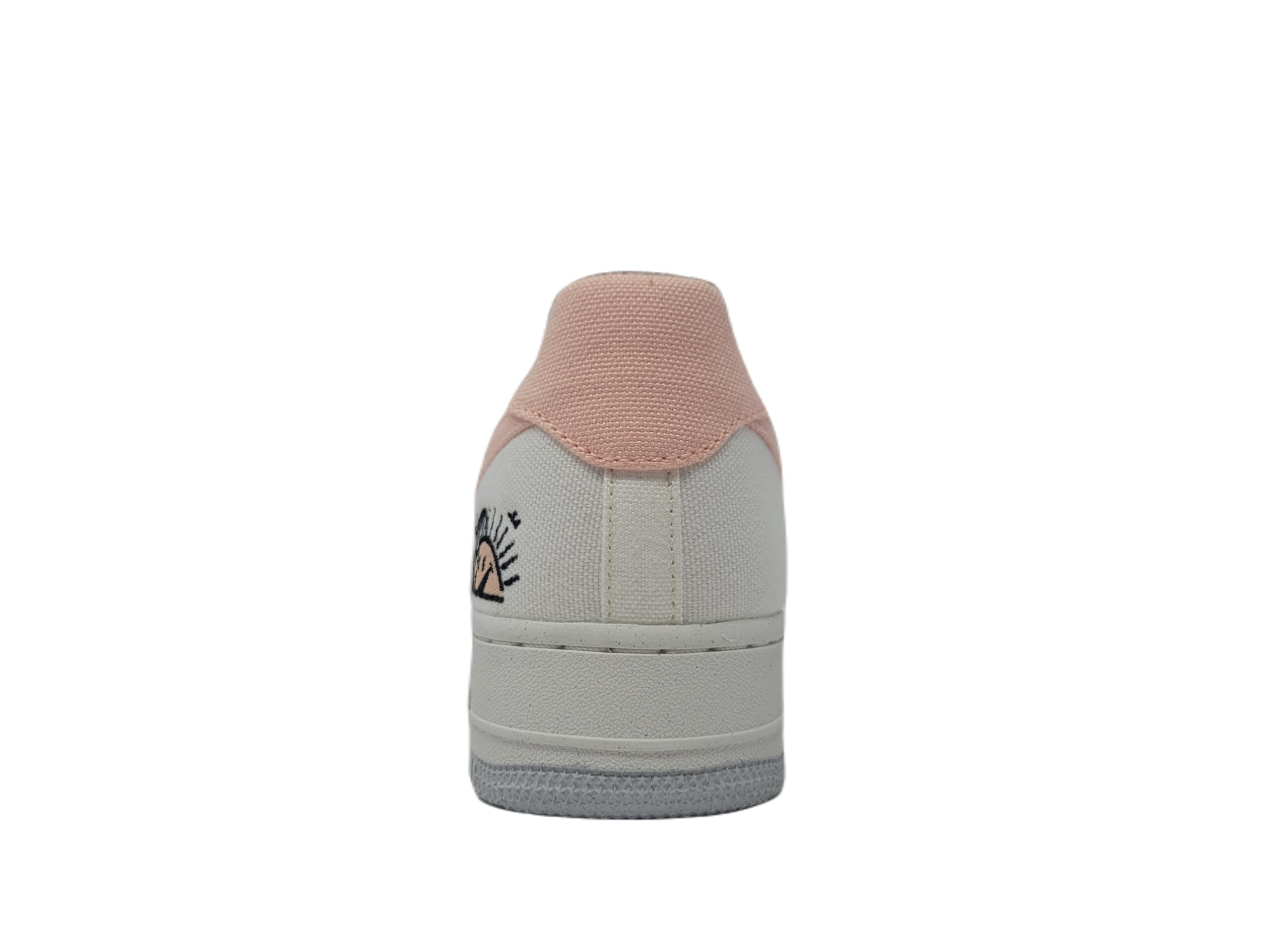 Nike Women's Air Force 1 Low '07 Shoe, Sail/Arctic Orange-black, 8