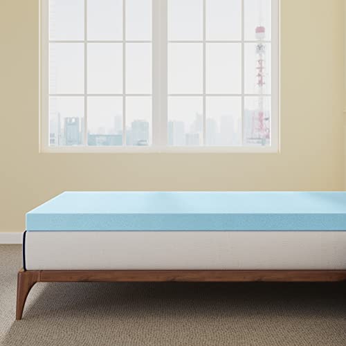 BedStory 3 Inch Mattress Topper King - Medium Firm Mattress Topper - 100% Memory Foam - Cooling Gel Infused Memory Foam - CertiPur Certified