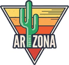 STICKY DUDE | Arizona USA State Solid Sticker Vinyl Waterproof 5" | Yeti Cup Cooler Box Decal Car Laptop Wall Window Bumper