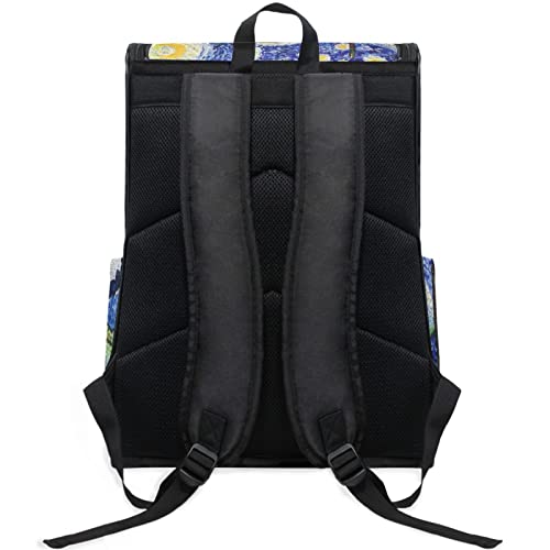 Travel Backpack Van Gogh The Starry Night Beach Gym Backpack For Men Or Women Outdoor Sports Big Carry On Bag
