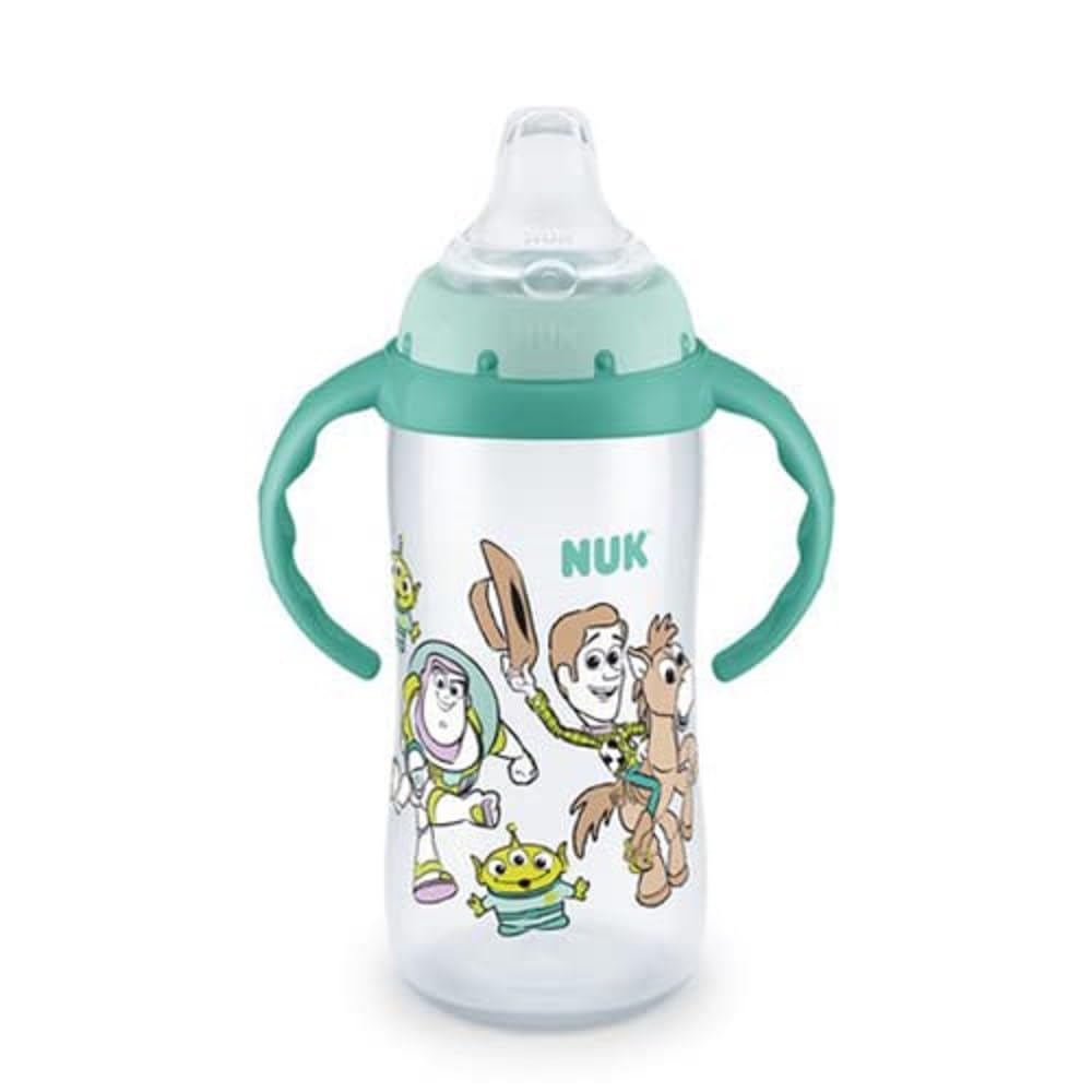 NUK Plastic Disney Learner Cup, 10 oz, 9+ Months – BPA Free, Spill Proof Sippy Cup