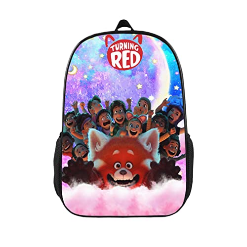 Cartoon Backpack17 Inches Simple And Lightweight Casual School Backpack Teen Boy Girl Schoolbag One Size