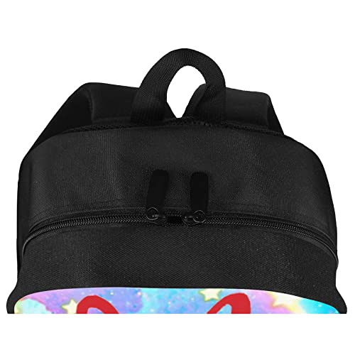 Cartoon Backpack17 Inches Simple And Lightweight Casual School Backpack Teen Boy Girl Schoolbag One Size