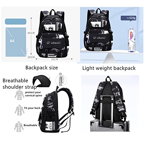 Mfikaryi Large capacity Kids Elementary School Backpack Primary Students Bookbag Knapsack for Boys