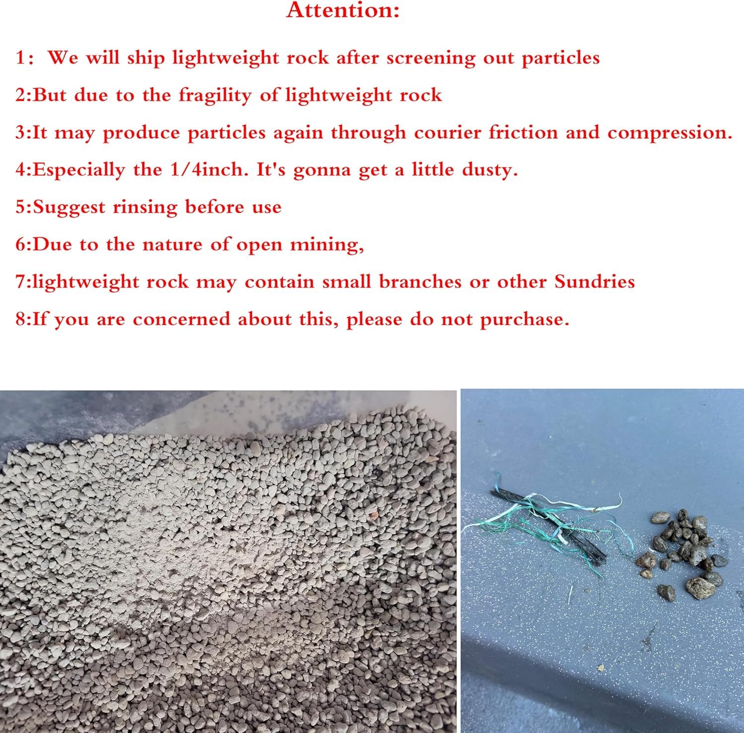 Horticultural Pumice for Plants Professional Sifted (12QT, 1/4 inch)