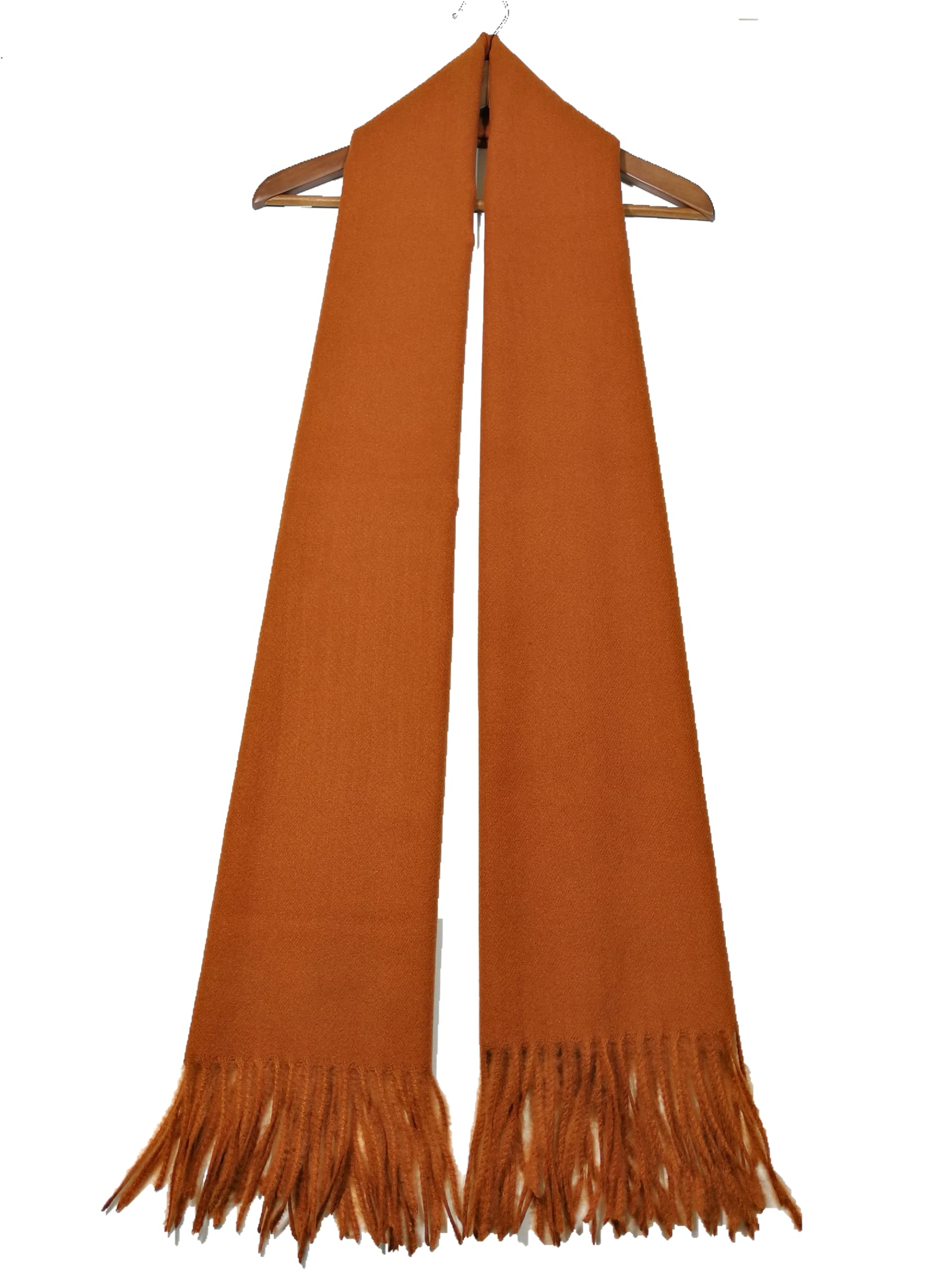 Shanlin Large Size Unisex Imitation Cashmere Winter Scarves for Men and Women (Caramel)