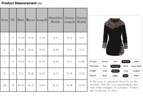 ZAFUL Women's Hoodies Long Sleeve Cowl Neck Button Hooded Shirts Knit Tops 2024 Fall Outfits Casual Boho Pullover Sweatshirt Black