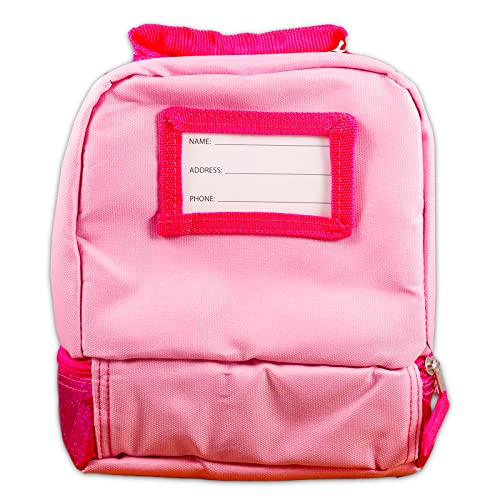 Minnie Mouse Backpack with Lunch Box - Bundle with Minnie Mouse Backpack for Girls 6-8, Minnie Mouse Lunch Bag, Stickers, Water Pouch, More | Minnie Mouse Backpack Toddler