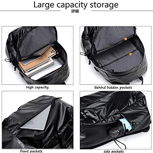 FSDWG Travel Laptop Backpack, Water Resistant College School Computer Bag Gifts for Men Fits 15.6 Inch Notebook