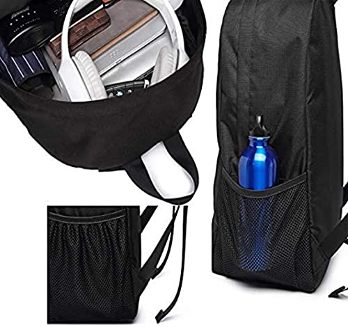 Mike Handsome Boxer Tyson Backpack Computer Bag School 3D Print Shoulders Daypack Stylish Unisex Lightweight Backpack for Boy&Girl&Men&Women with Bottle Side Pockets