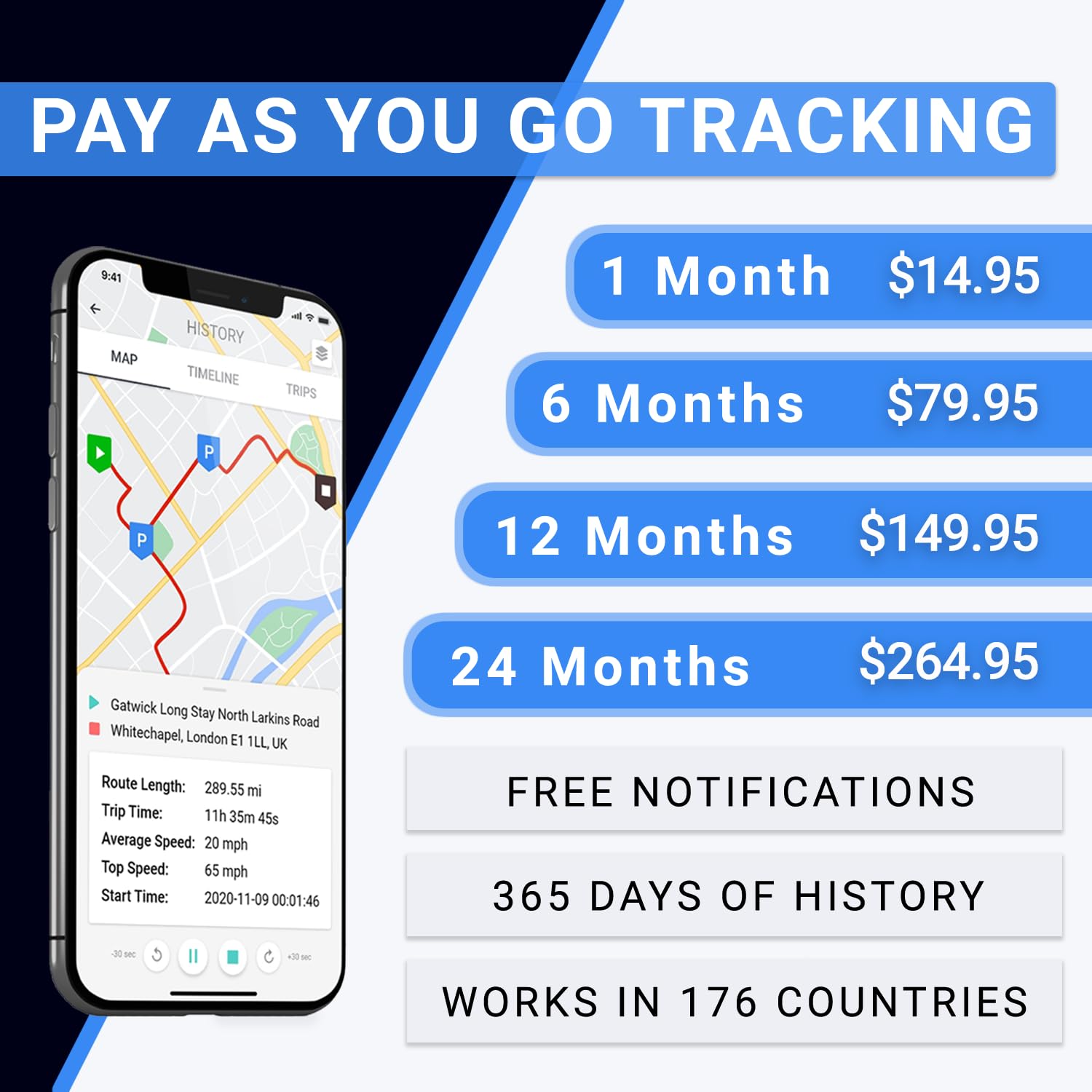 REWIRE SECURITY GPS Vehicle Tracker - DB2 Hard-Wired Tracking Device | Personal & Business Use | 24/7 Real-Time Location Monitoring for Car, Truck & Van, US & Worldwide | Low-Cost Monthly Subscription