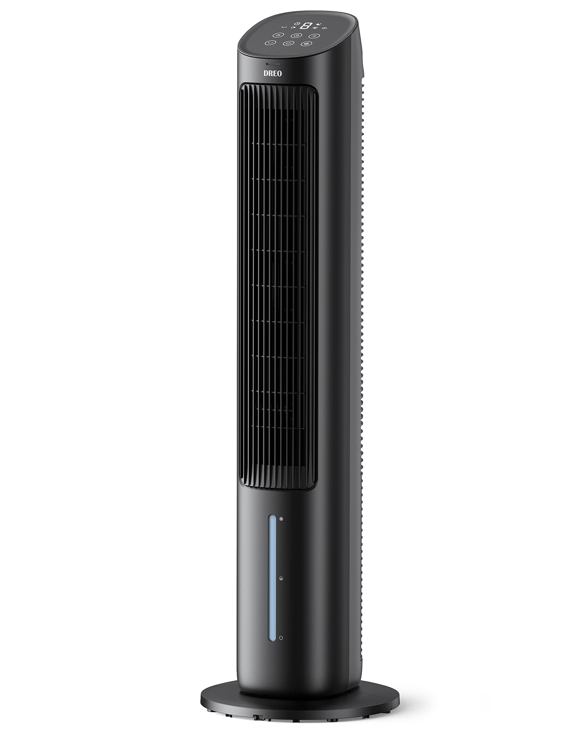 Dreo Evaporative Air Cooler, 40" Tower Fans that Blow Cold Air, 2023 Upgrade Cooling Fan with 80° Oscillating, Ice Packs, Remote Control, 3 Modes, 4-Speed Quiet Floor Fan for Indoor Home Office