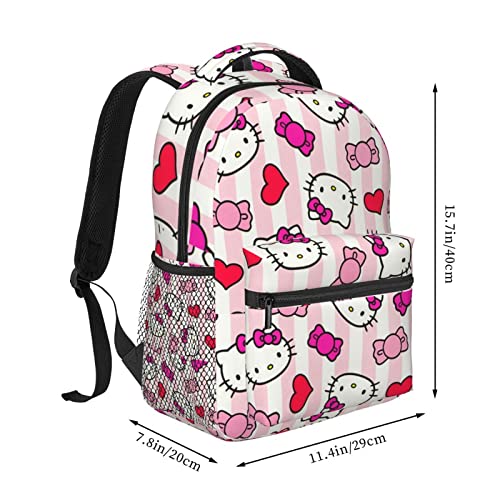 Cartoon Cat Backpack Casual Travel Bookbag Fashion Laptop Backpack