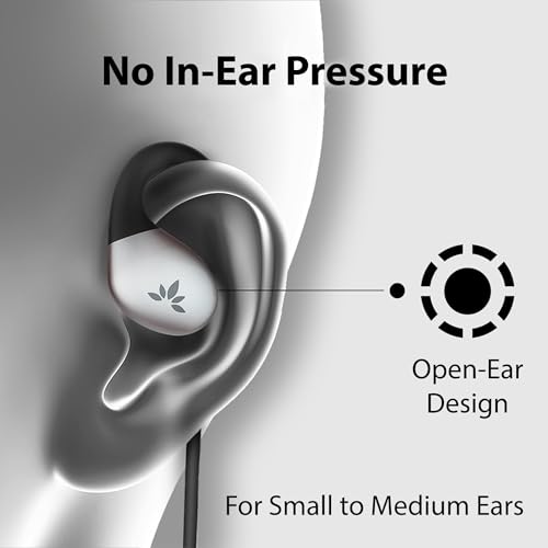 Avantree Resolve-C - USB-C Wired Open-Ear Earbuds with Mic & in-Line Volume Control, Designed for Small to Medium Ears and Compatible with New iPhone 15 & 16, Samsung, Google & Android Type C Phones