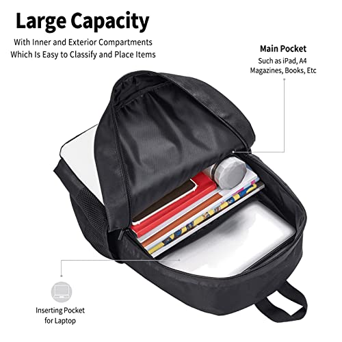 Big V Lightweight Casual Laptop Backpack For For Men And Women School Bookbag For College,6,One Size