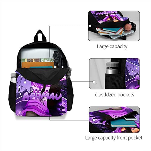 YAOJIAADM Anime Game Travel Laptop Backpack Women Man Resistant Daypack Business Bag