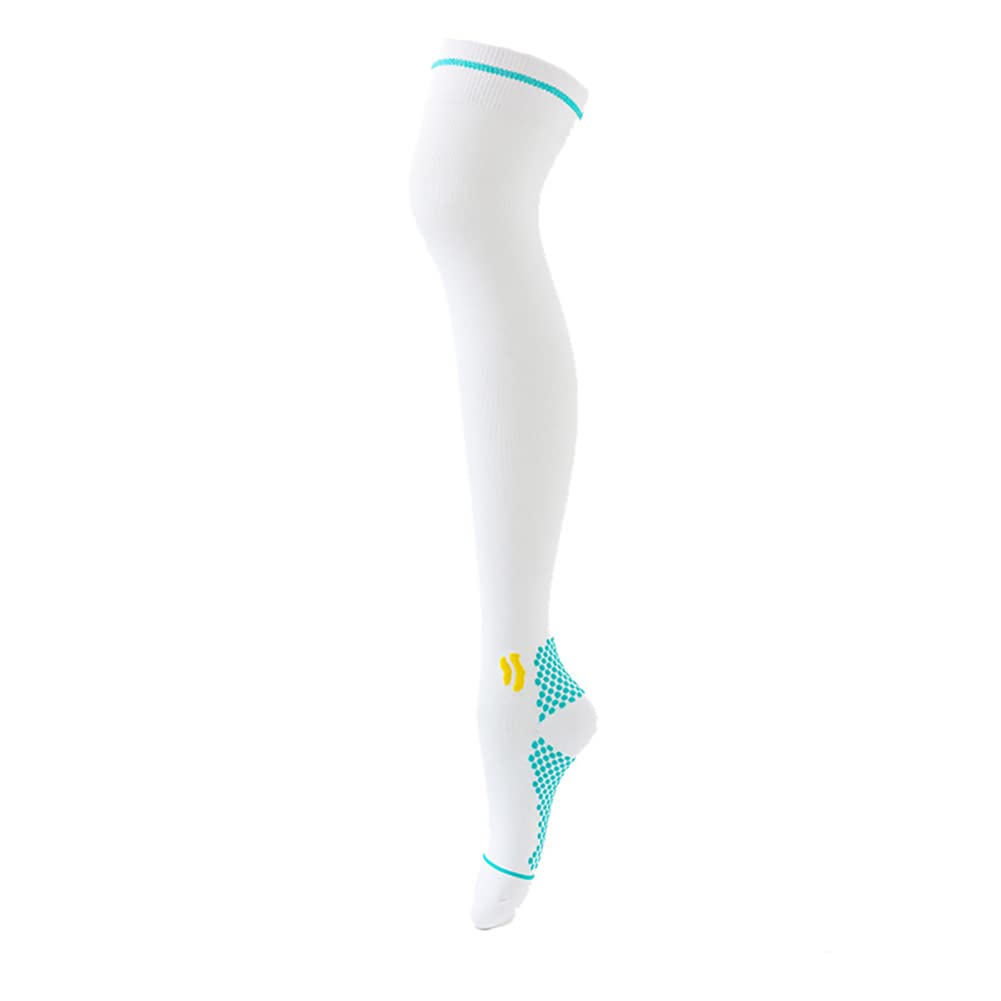 Willing Life Compression Socks for Women Men Over Knee Compression Stockings Best Support for Sports Nurse Travel Running Socks 4 Pack