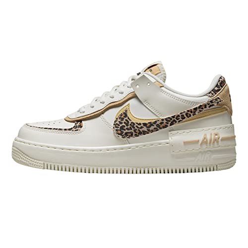 Nike Women's Air Force 1 Shadow Shoes, Sail/Multi-color-sesame-black, 8.5