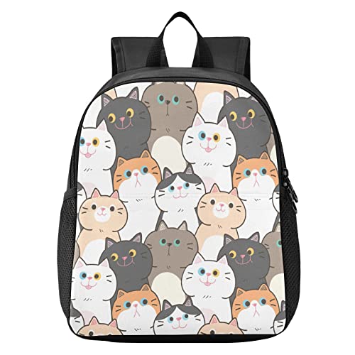 Blueangle Cute Cartoon Cats Print Waterproof Backpack - Lightweight Backpack Boys Girl 2-6 Year School BagïŒ872ïŒ