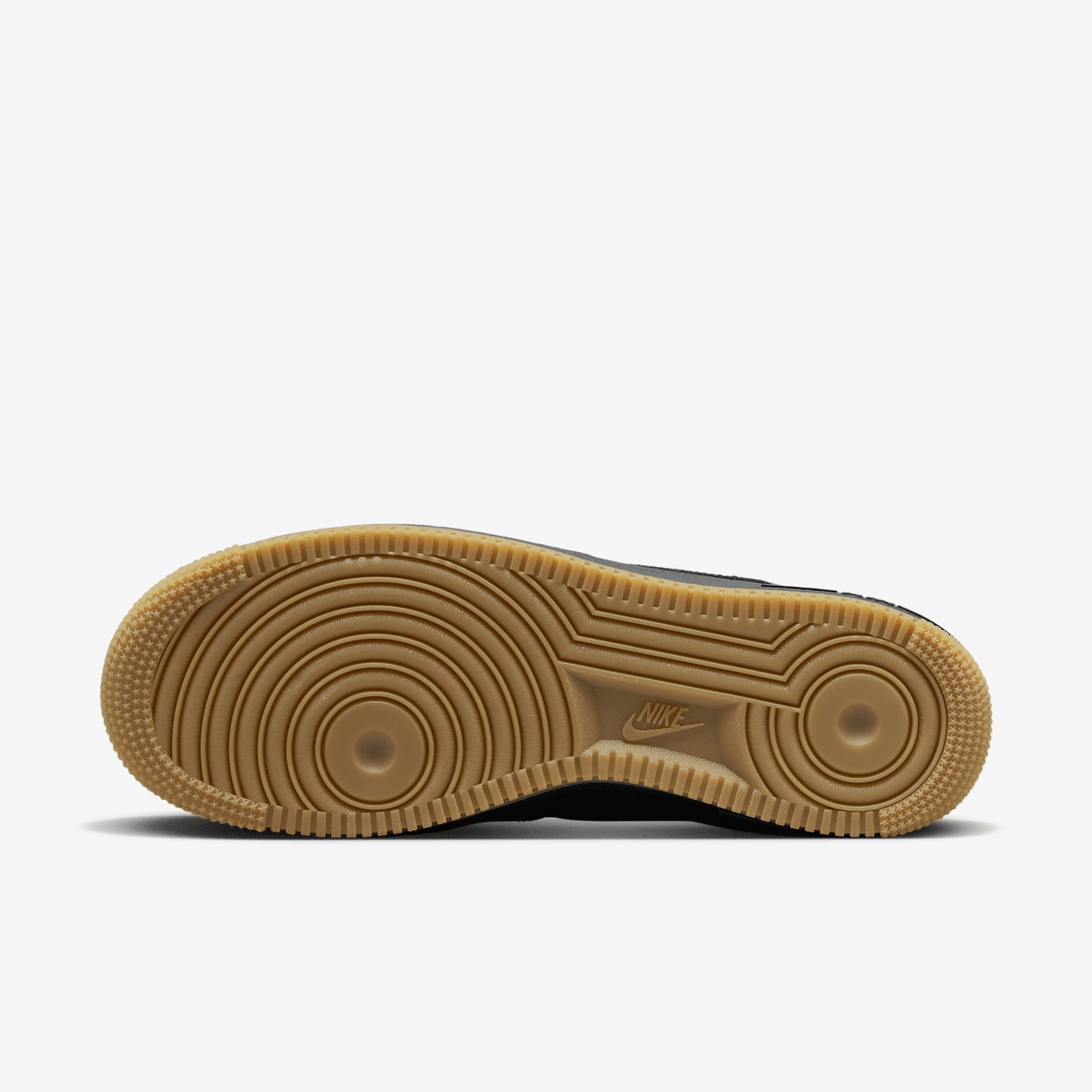 Nike Men's Air Force 1 Low '07 Shoe, Black/Gum Light Brown/Black, 9