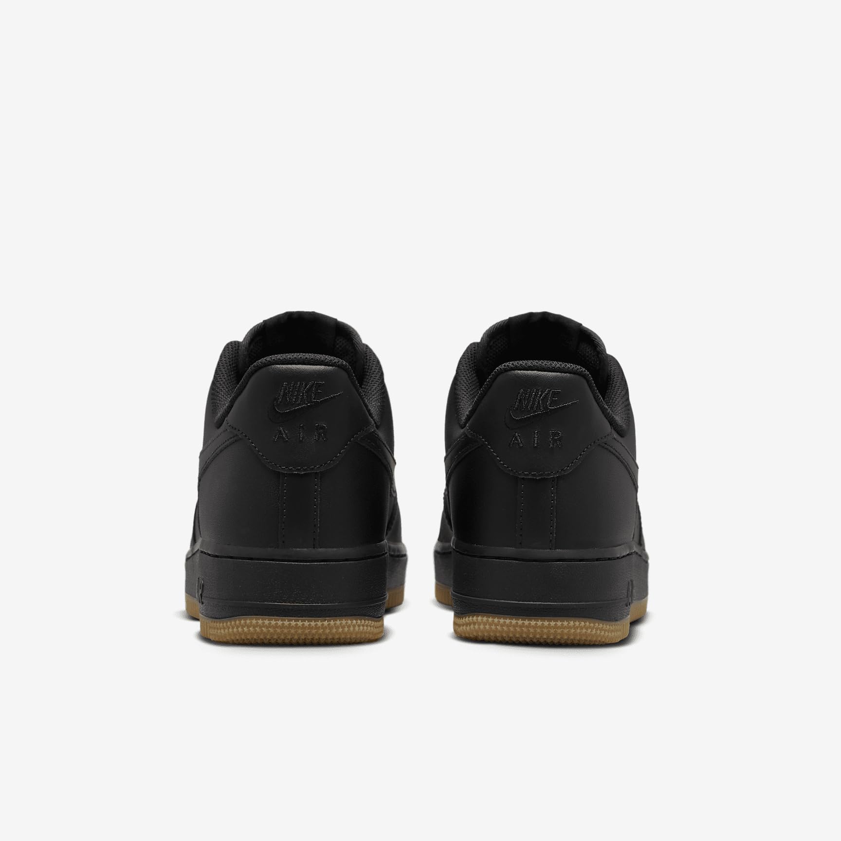 Nike Men's Air Force 1 Low '07 Shoe, Black/Gum Light Brown/Black, 9