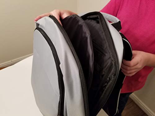 C.S.S.A. School and Travel Backpack Shield Insert Soft and Flexible Protection For Your Back with Round Top
