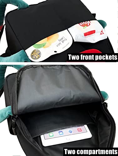 Oxford Frog Backpack 3D Funny Cartoon Satchel Waterproof Daykpack Novelty Schoolbag Bookbags