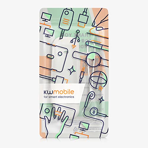 kwmobile Case Compatible with Roku Ultra Remote 2022 Case - Soft Silicone Cover for Remote Control - White
