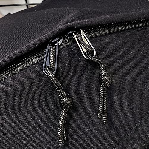 EVYUTAO Yae Miko,Black Soft Travel Adult Student Backpack,Genshin Impact,Durable Nylon Load Bag,Large Capacity Waterproof Bag