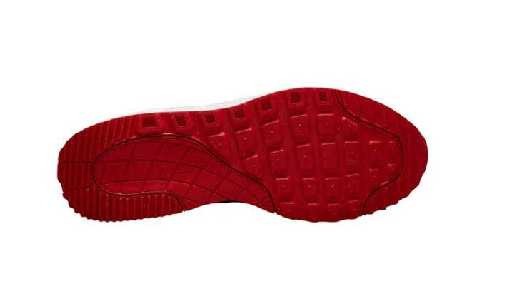 NIKE Men's Sneaker, Black University Red White, 10.5