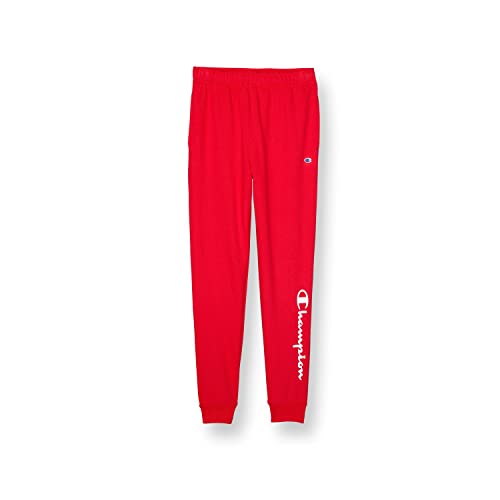 Champion, Lightweight Sweatpants for Boys, Kids' Pants, Script & Print, 25", Scarlet