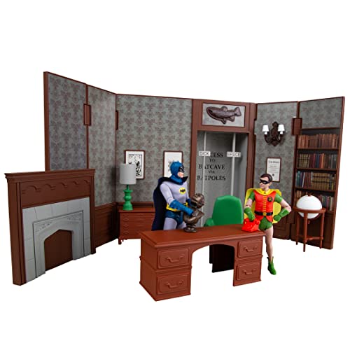 McFarlane Toys - DC Retro Wayne Manor Library (Batman 66') Playset