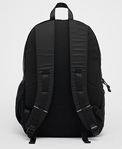 Superdry Mens Unisex Code Graphic Montana Rucksack, Five-Pocket Design Black Size One Size
