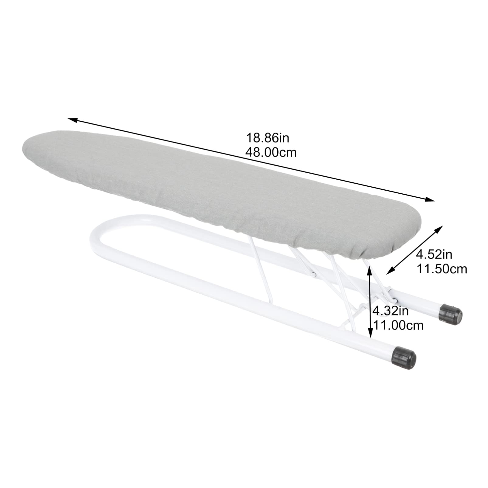 Zerodeko Ironing Board Foldable Ironing Resist Ironing Mat Ironing Pad Felt Iron Padding Cover Mini Tools Iron Board Foldable Home Tools Foldable Iron Board Sleeve Cotton Travel Portable