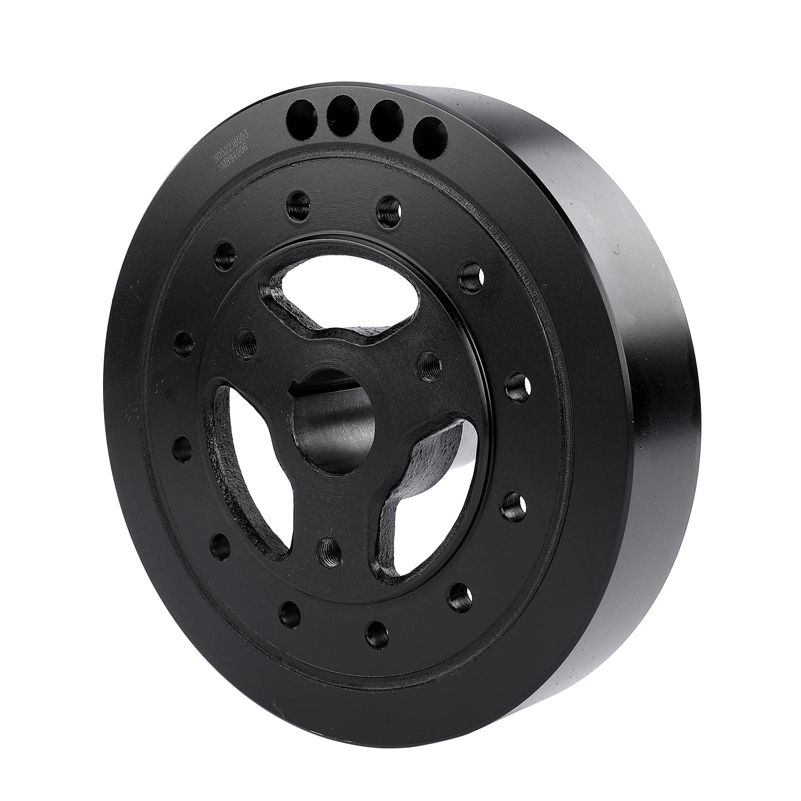 A-Premium Engine Harmonic Balancer Pulley - OHV 5.0L 5.7L - Compatible with Chevrolet & GMC Cars - 77-86 - C10, C20, C30, K10, K20, K30, P10,P20, P30, K5 Blazer, Jimmy, C15, C1500, C25, C2500, C3500