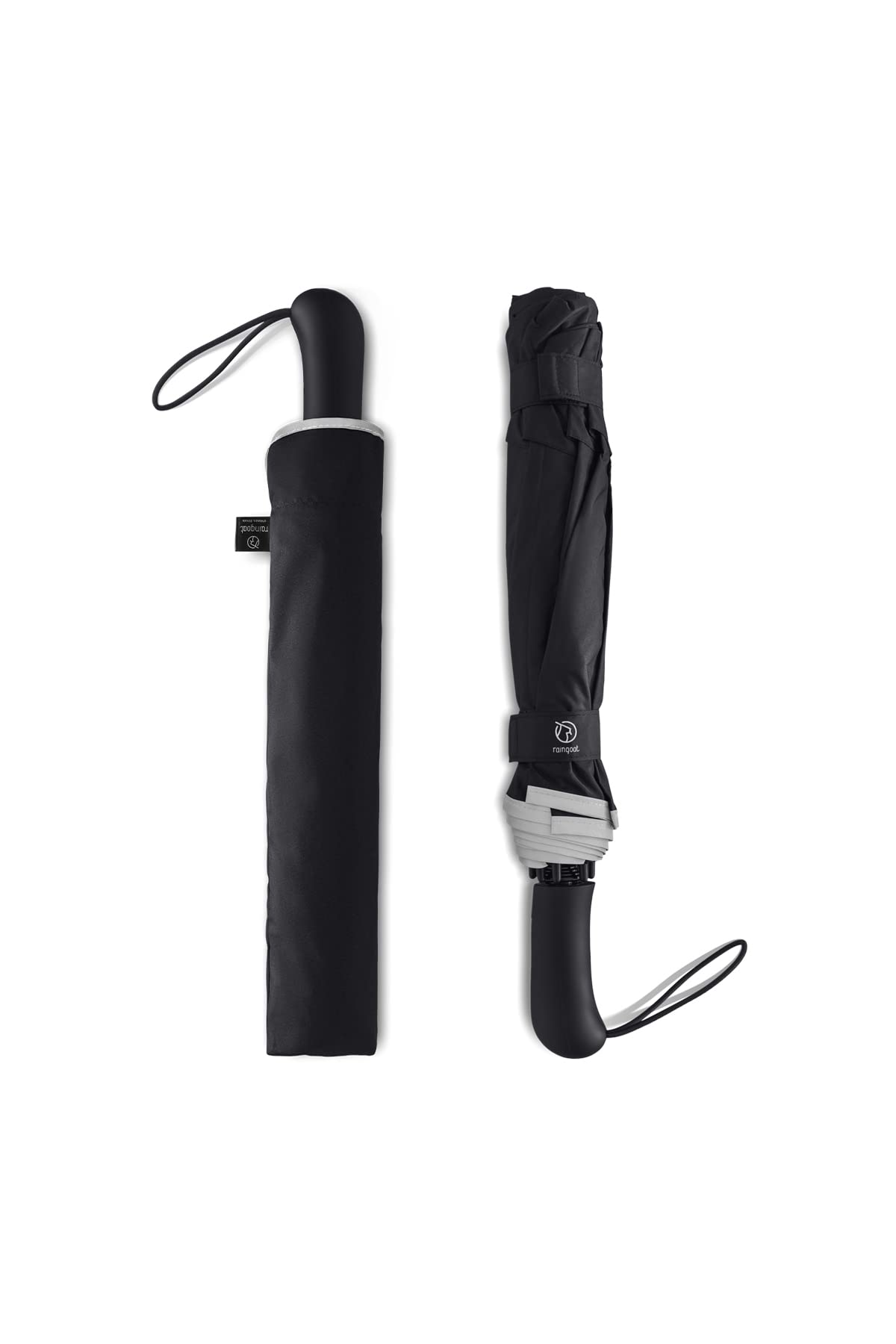 Raingoat Everywhere Commuter Umbrella | 50" Collapsible, Heavy-Duty, Auto Open, Manual Close, Withstand Winds up to 55 MPH