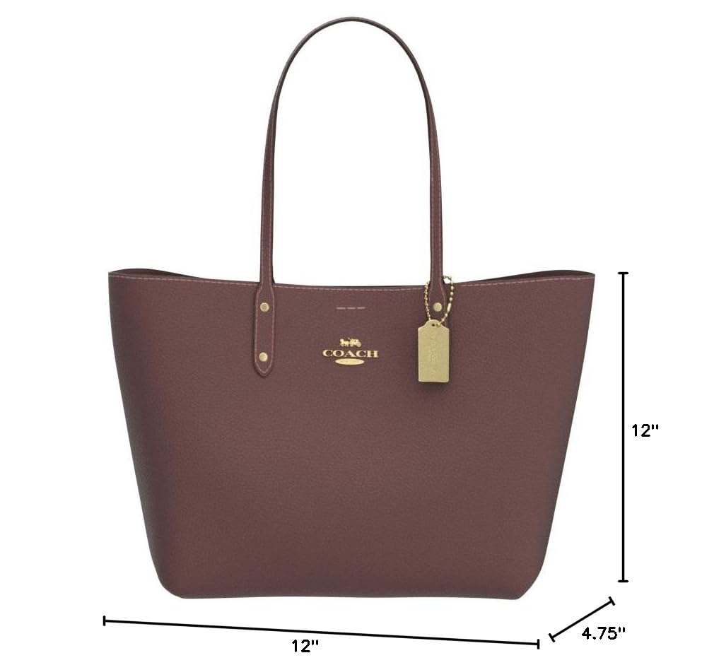 COACH Signature Town Tote, Wine