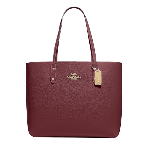 COACH Signature Town Tote, Wine