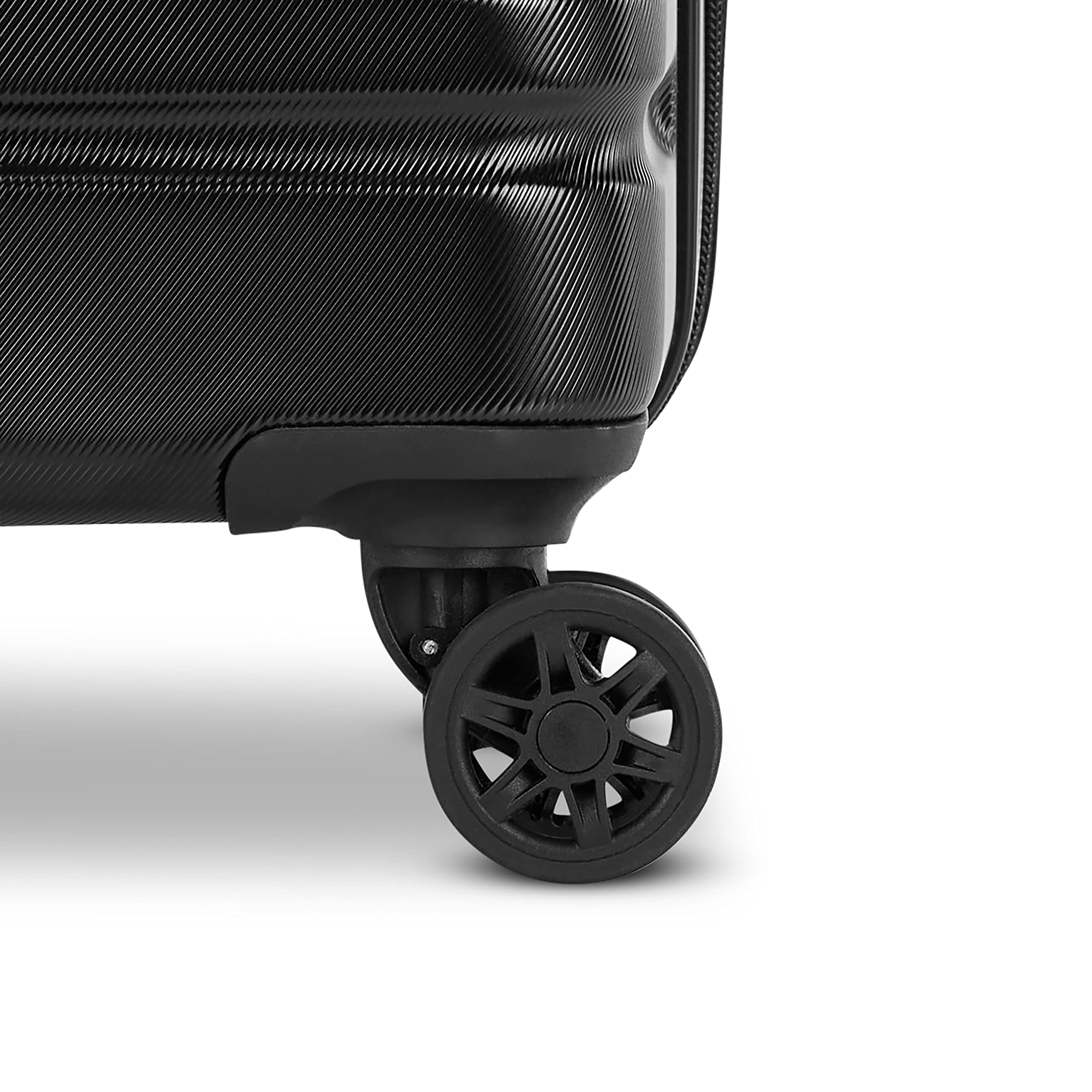 Samsonite Evolve SE Hardside Expandable Luggage, Bass Black, Medium Spinner