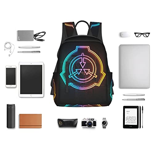 Reaesdenos S-C-P Laptop Backpack Travel Backpack School Backpack Large Backpack for Teen Boys and Girls