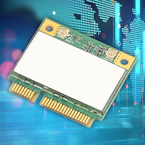 Septpenta Mini PCIE Card is Compatible with Win XP Vista Windows 7 Windows 8 Windows 8.1 Windows 10 32 64 Bit, 150MBps High Speed Transmission, 2.4Ghz Wireless Card with 2 Screws for Laptops