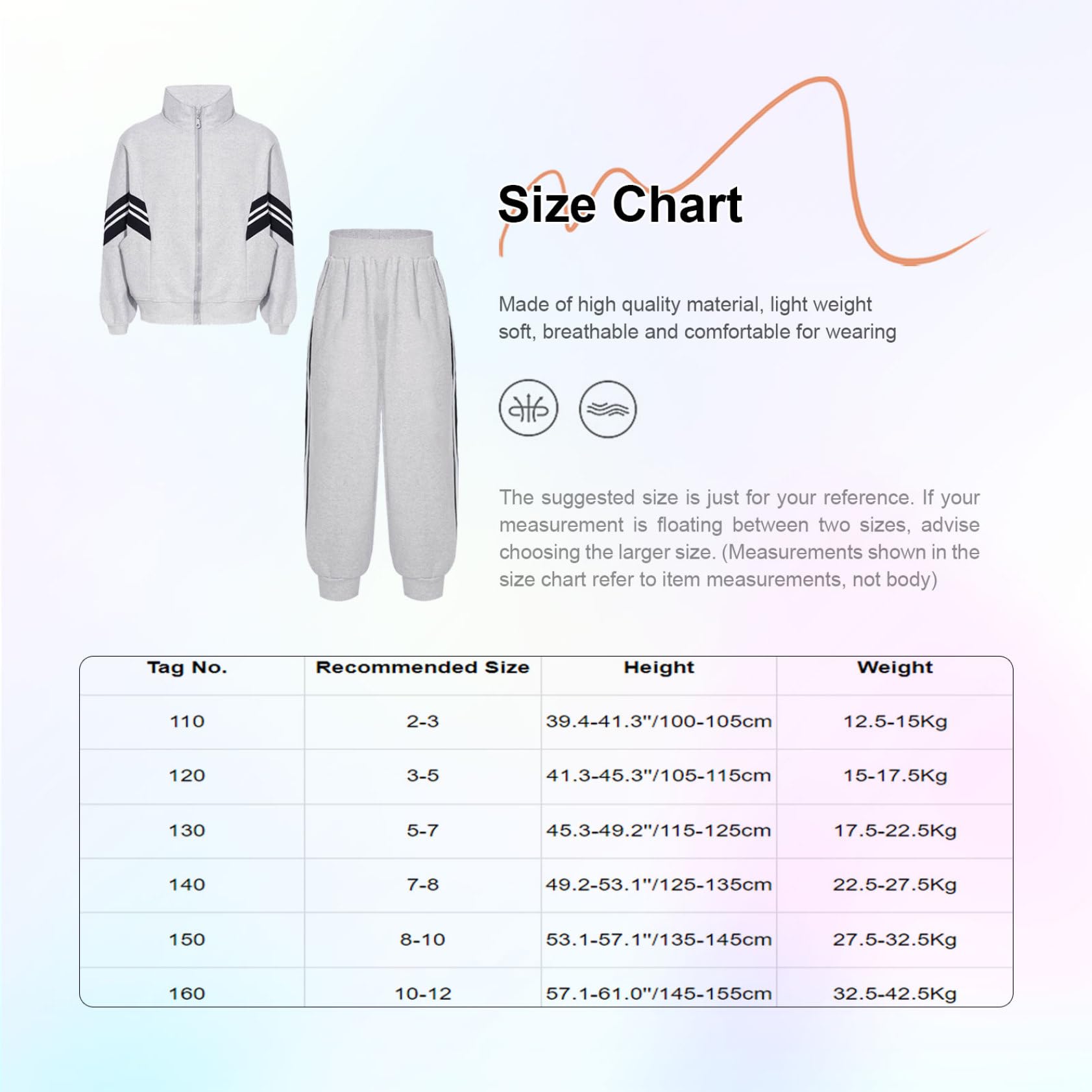 Linjinx Kids Boys Full Zip Jacket Shirt Sweatshirt and Athletic Jogger Pants Set Sweatsuit Tracksuit Grey 7-8 Years